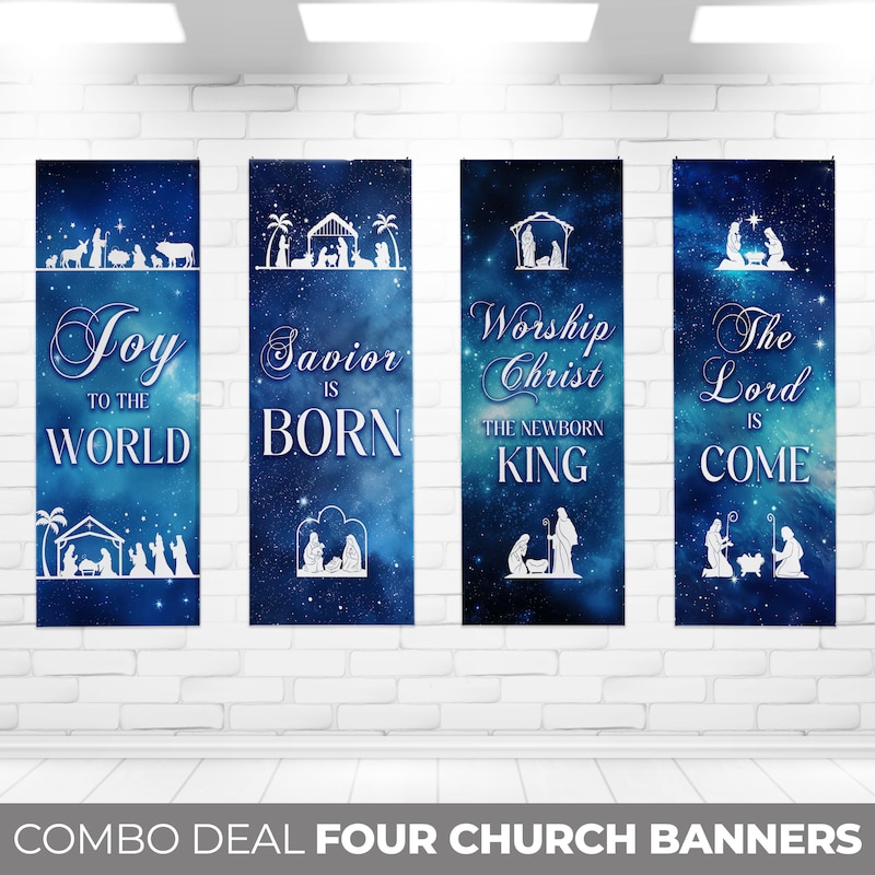 White Church Banners - Etsy