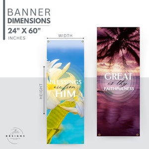 Church Banners, Set of 4 Church Banners, Sanctuary Banners, Mission ...