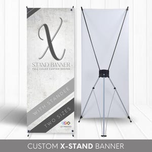 Custom X-stand Banner, Promotional Banner Display, Custom Vinyl Banner ...