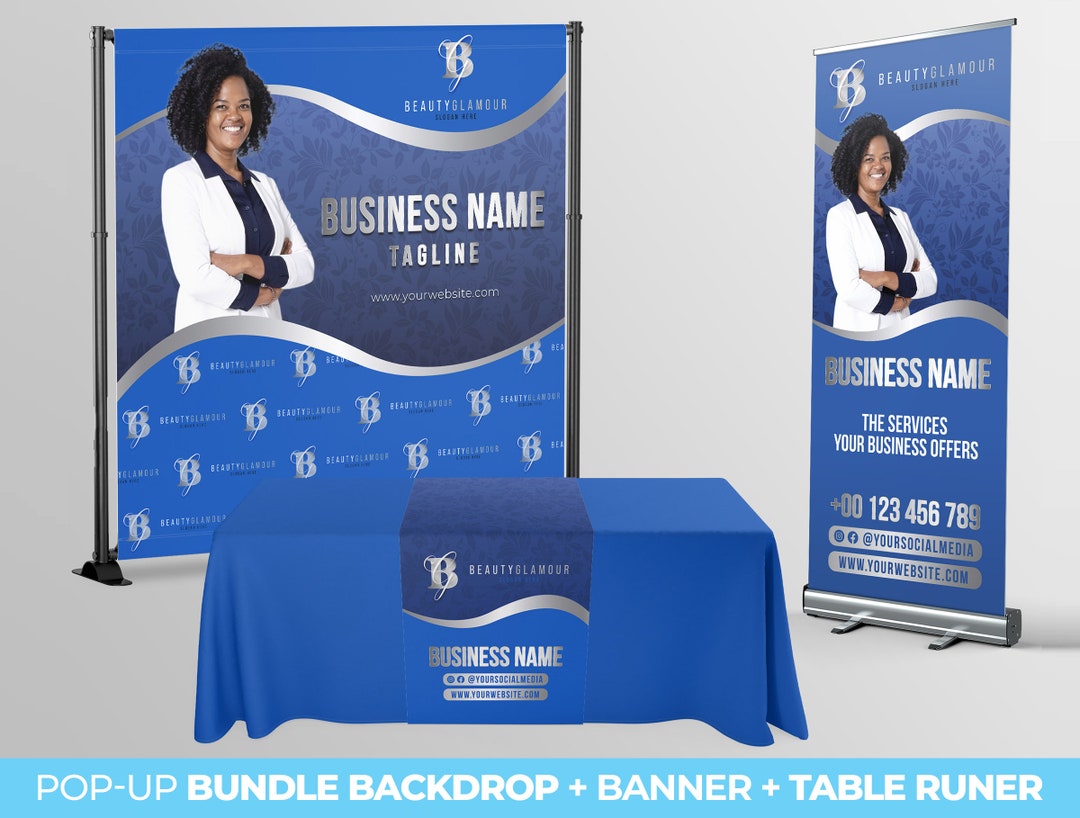 POP UP BUNDLE, Business Signs Business Marketing Material Event ...
