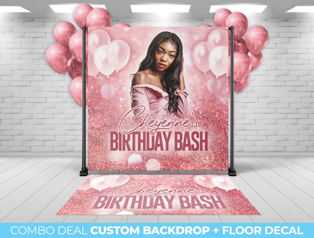 BACKDROP FLOOR DECAL, Custom Backdrop and Matching Floor Decal ...