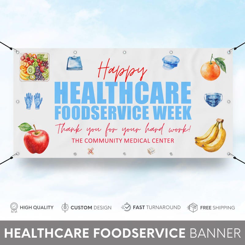Food Service Worker Week Banner - Etsy