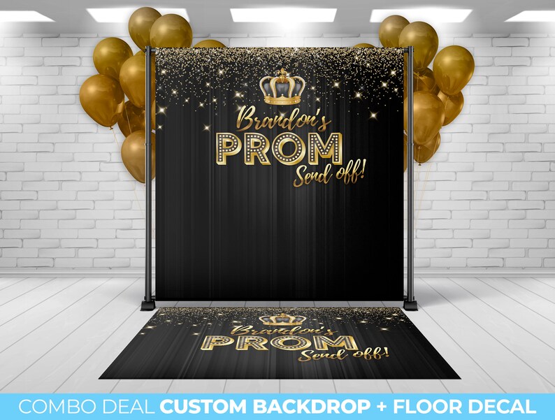 BACKDROP FLOOR DECAL Prom Custom Backdrop and Matching - Etsy