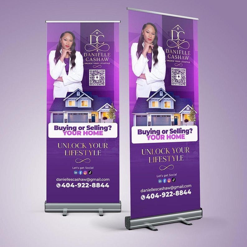 Custom Book Signing Banner – Author Retractable Banner for Book ...