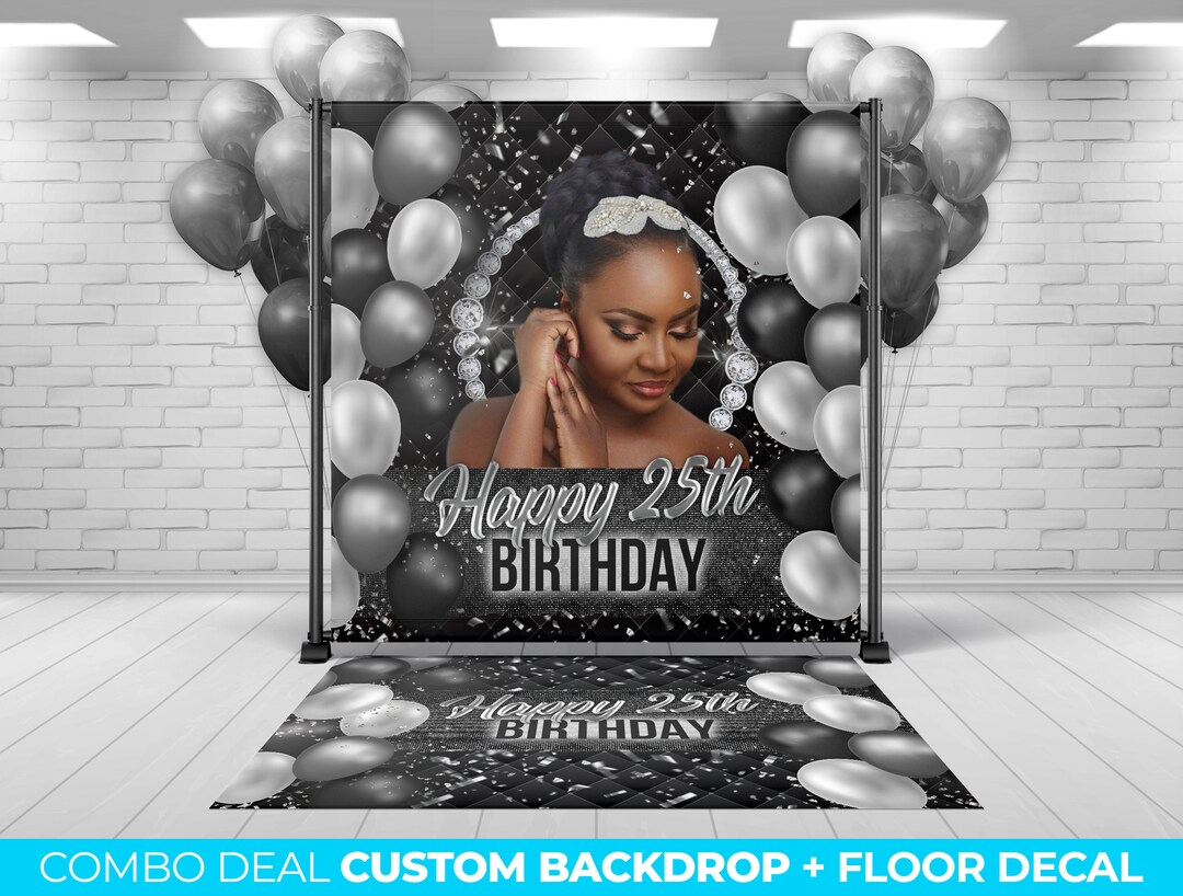 BACKDROP FLOOR DECAL, Custom Backdrop and Matching Floor Decal ...