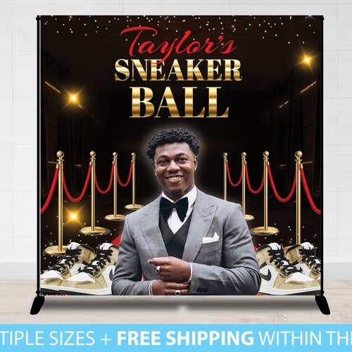 Sneaker Ball Backdrop Background Custom Step and - Etsy