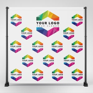 Custom Logo Backdrop Banner, Red Carpet Step and Repeat Business Event ...