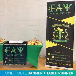 Custom Retractable Banner, Table Runner, Pop up Shop, Business Sign ...