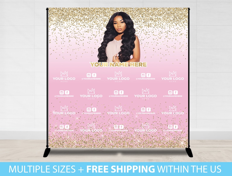 Custom Logo Backdrop Banner Step and Repeat Business Event - Etsy Custom Logo Backdrop Banner Step and Repeat Business Event - Etsy