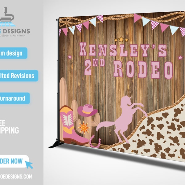 Customized Rodeo Theme Backdrop - Etsy