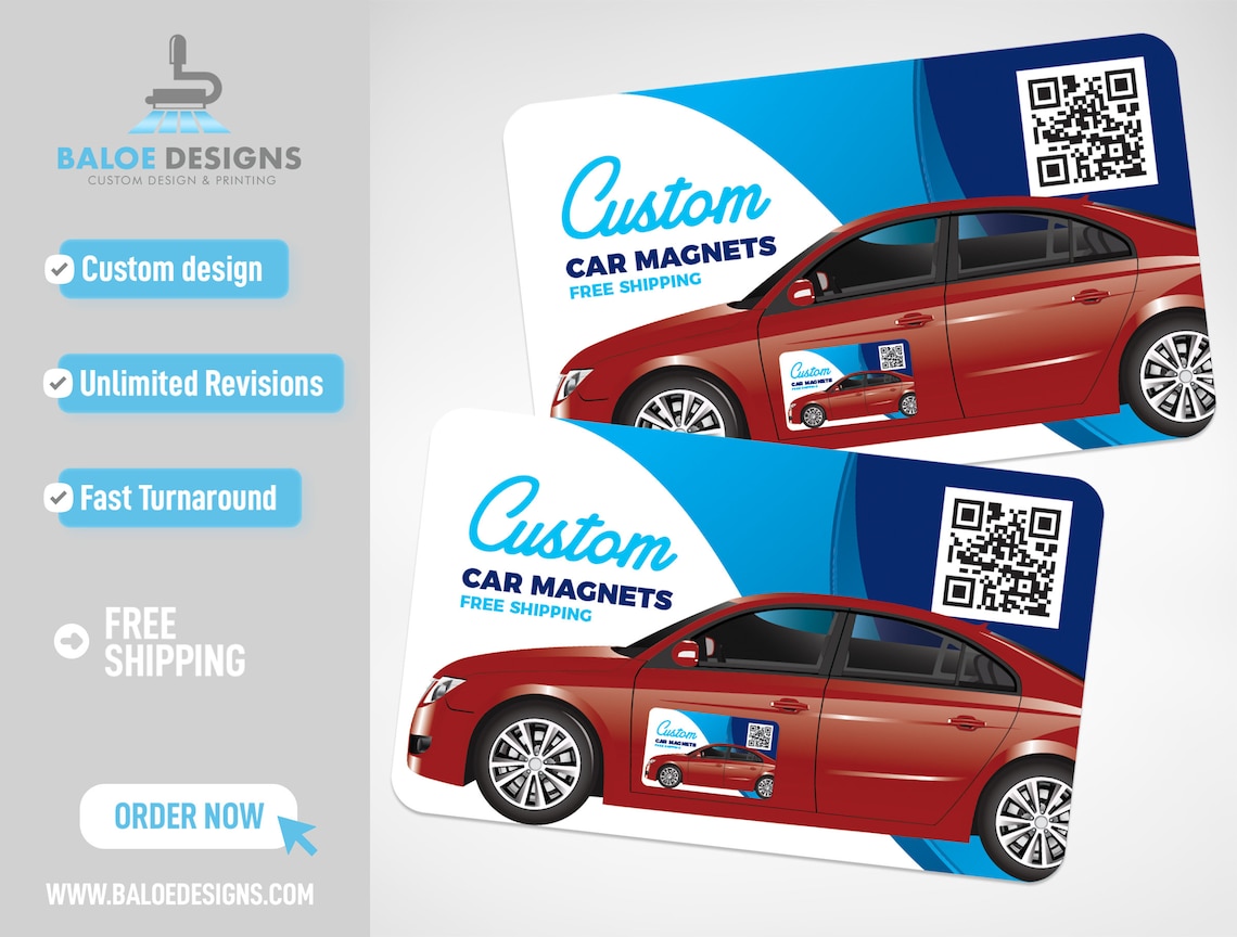 Custom Car Magnets, Car Vehicle Magnet, Car Sticker, Business Car ...