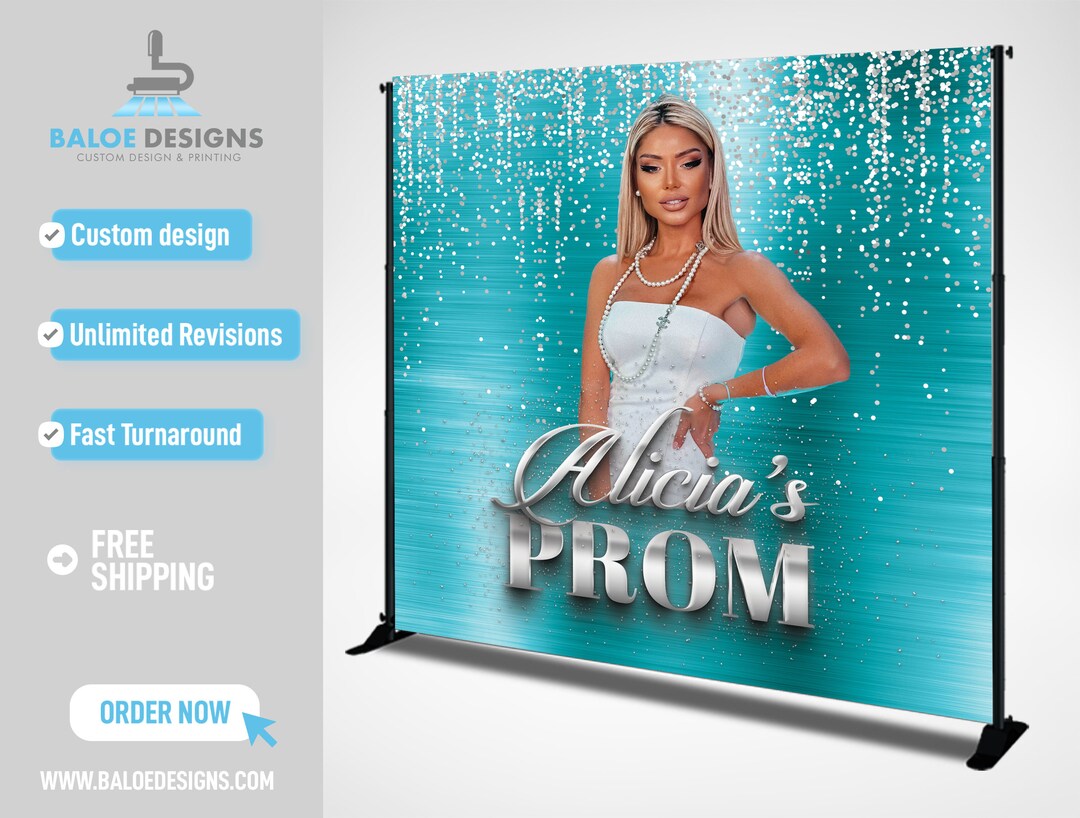 Prom Night, Graduation Prom Backdrop, Photo Prom Send off Backdrop ...