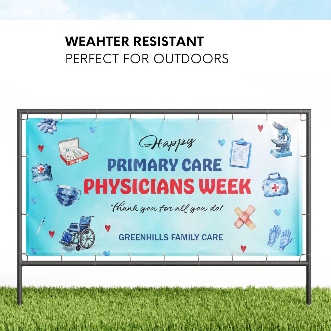 Primary Care Physicians Week Banner, Nurse Appreciation Week Decor ...