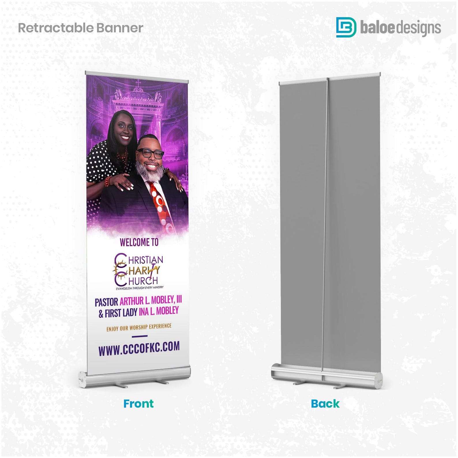 Custom Church Retractable Banner, Worship Banner, Scripture Banner ...