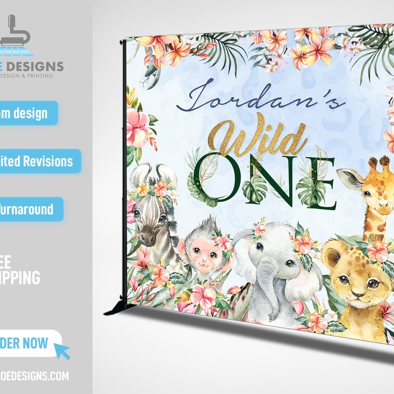 Wild One Backdrop - Etsy