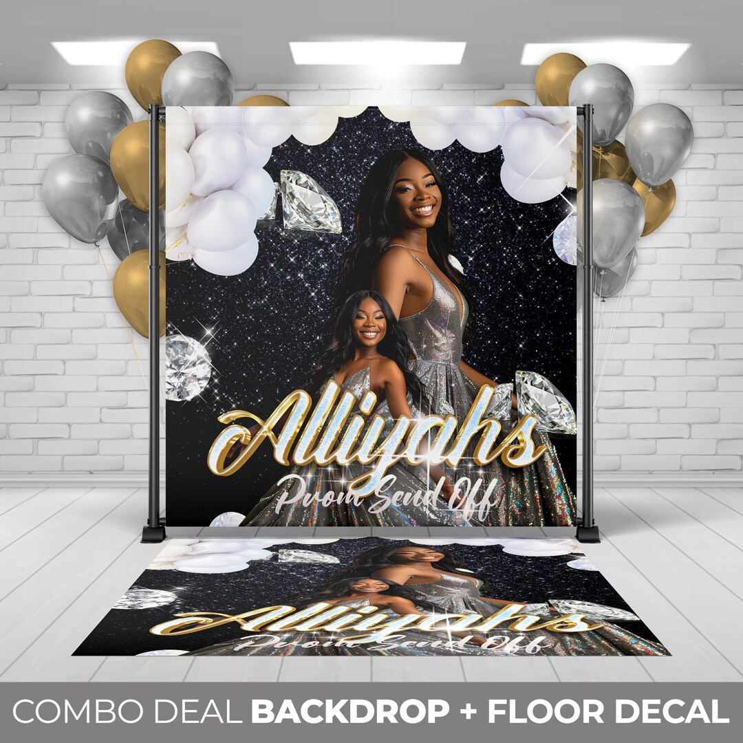 Backdrop Floor Decal, Prom Send Off, Prom Night Party Decor, Graduation ...