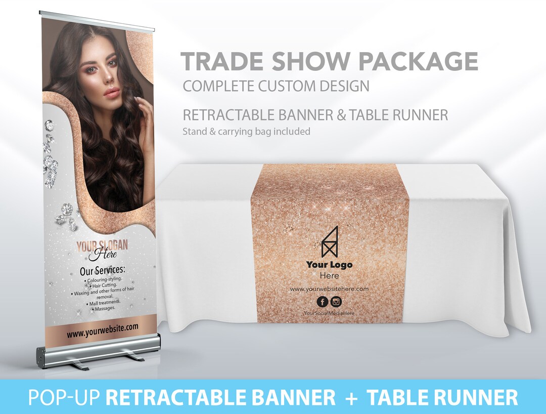 Custom Retractable Banner, Table Runner, Pop up Shop, Pop up Shop ...