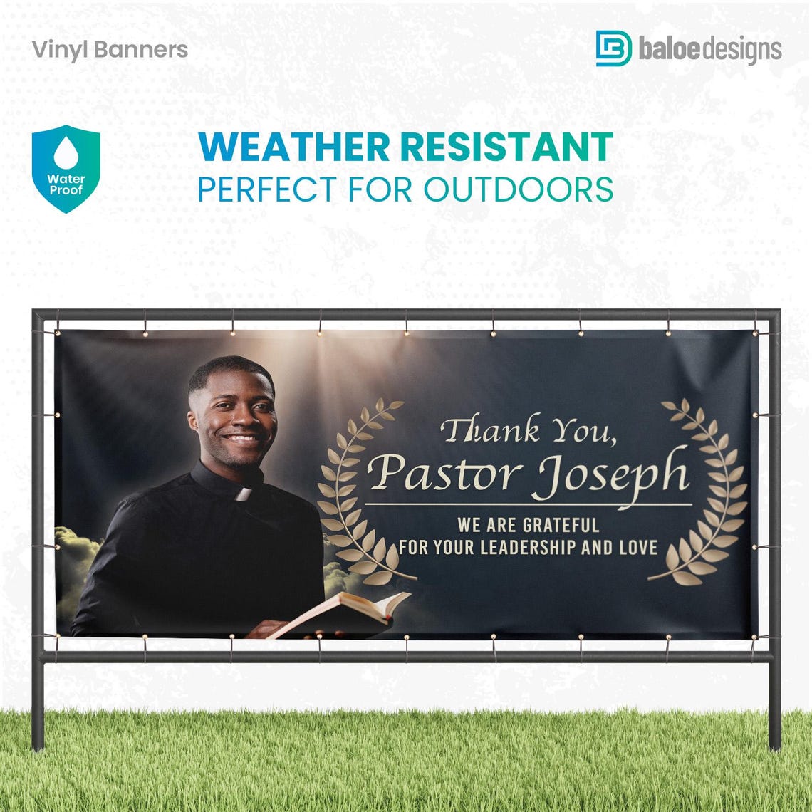 Custom Pastor Church Banner, Pastoral Appreciation Banner, Custom ...