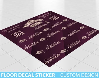 Grad Floor Decal - Etsy