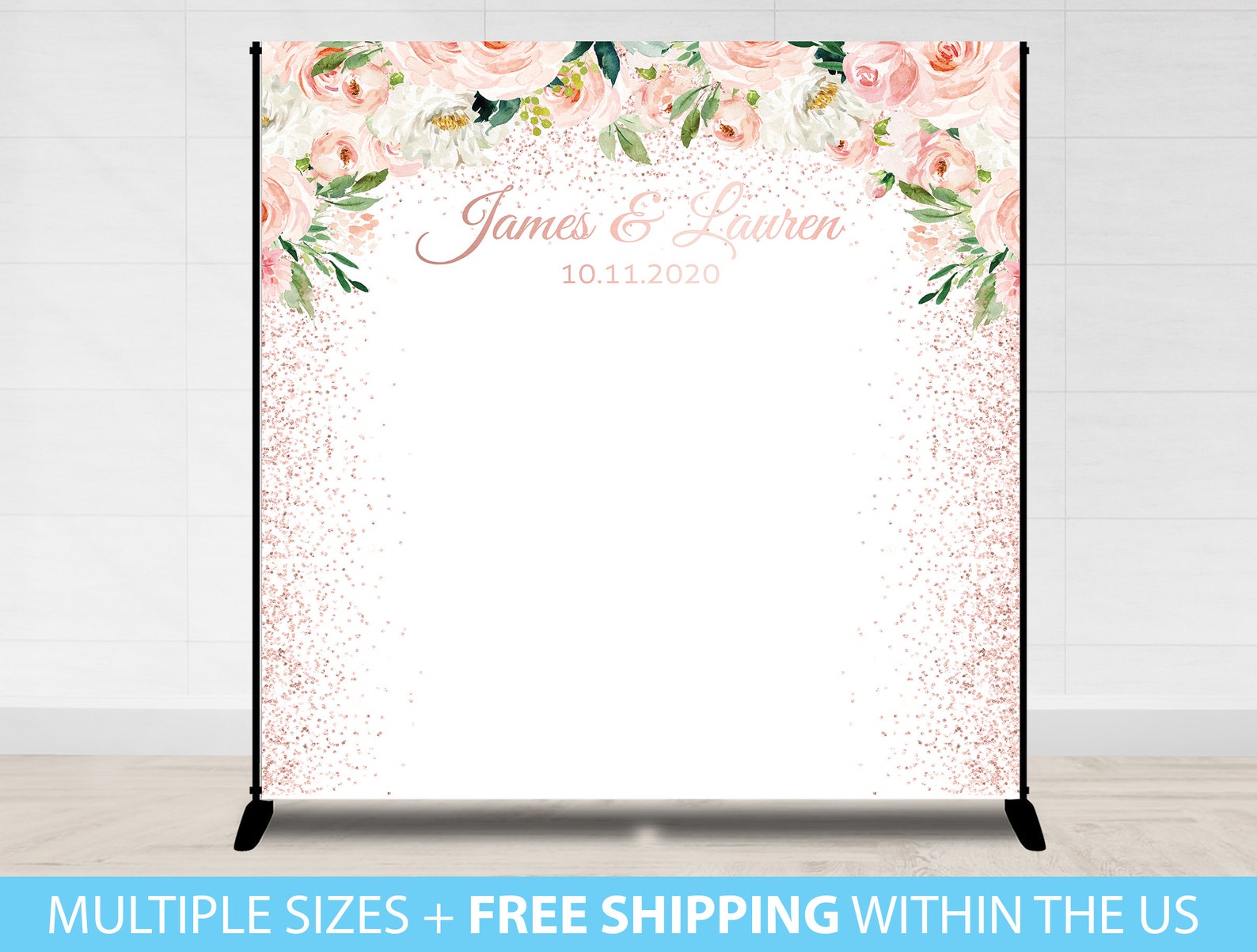 Step and Repeat Wedding Backdrop Banner Wedding Backdrop | Etsy