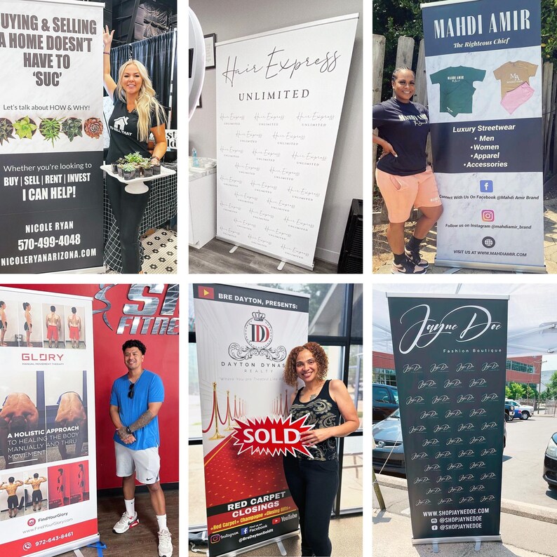 Real Estate Agent Sign, Open House Sign, Retractable Banner, Event ...