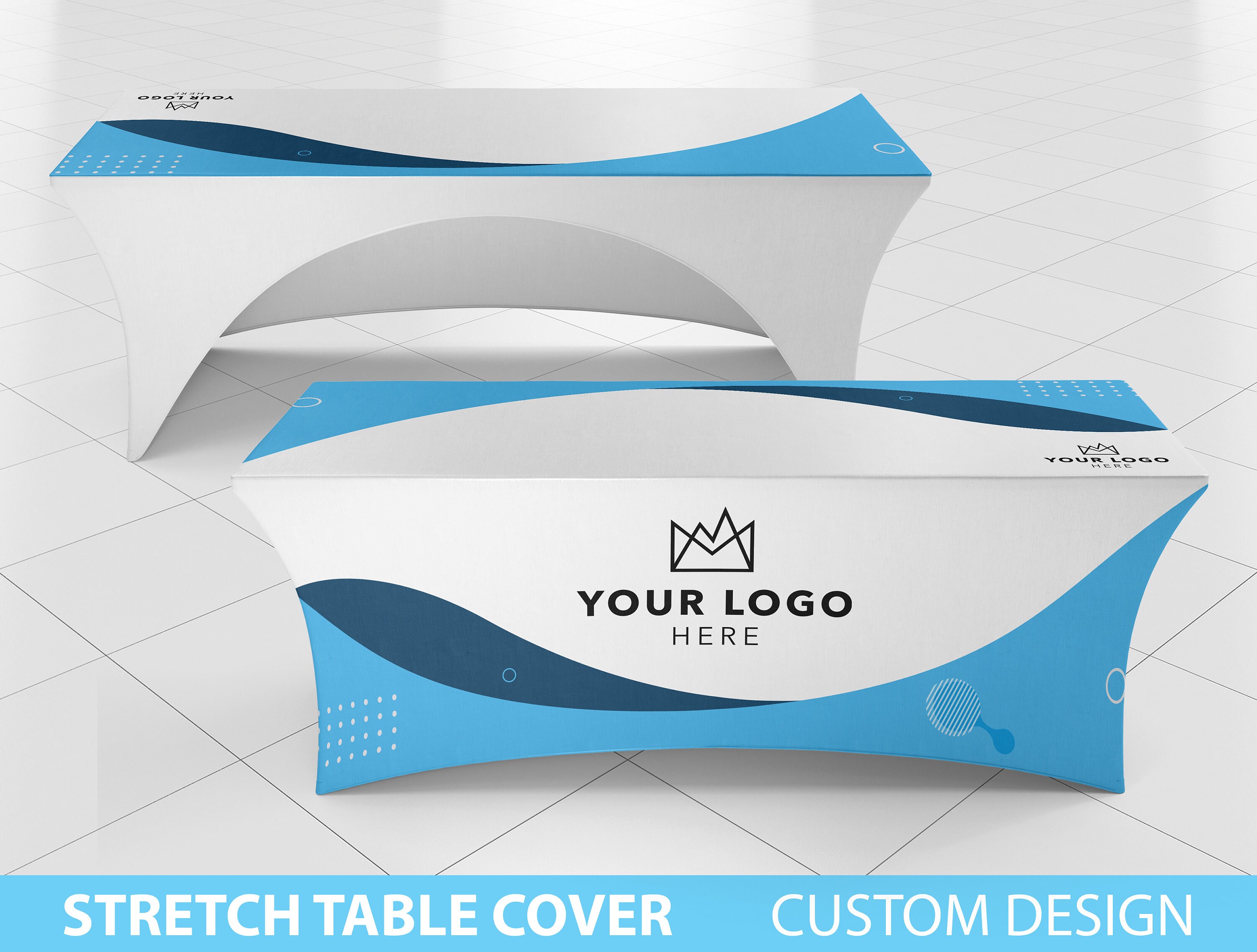 Custom Stretch Table Cover Table Throw Custom Table Cloth - Etsy