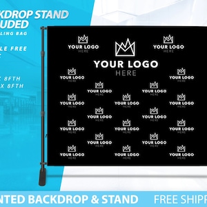 Printed Backdrop Backdrop Stand, Custom Backdrop, Logo Step Repeat ...