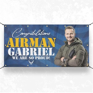 Custom Air Force Graduation Banner, Air Force Congrats Backdrop, Air ...