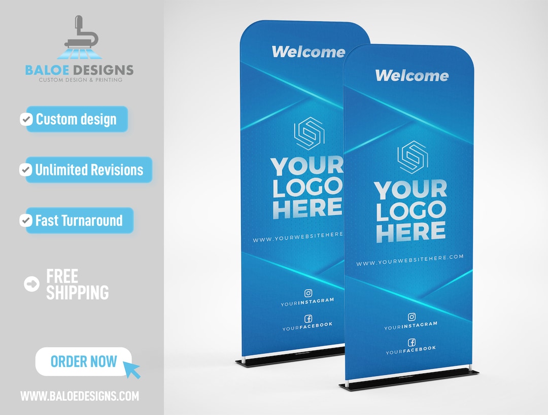 Tension Fabric Banner With Stand, Pillow Case Banner, Banner With Stand ...