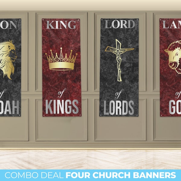 Church Banners Set of 4 - Etsy