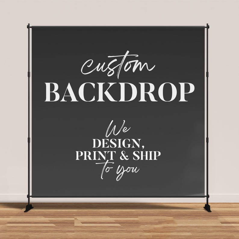Custom Graduation Backdrop Banner, Class of 2026 Backdrop, Senior Photo ...