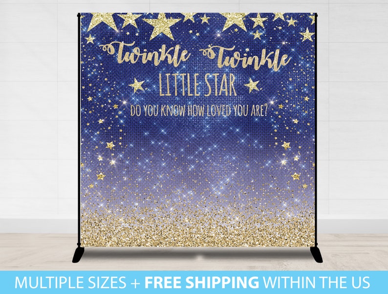Twinkle Twinkle Little Star Backdrop Banner Step and Repeat - Etsy