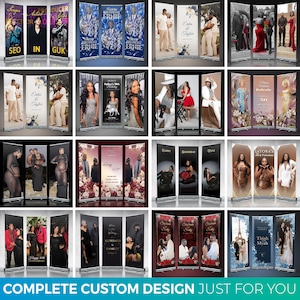 COMBO BANNER SET, 3 Retractable Banners, Custom Banners, Birthday ...