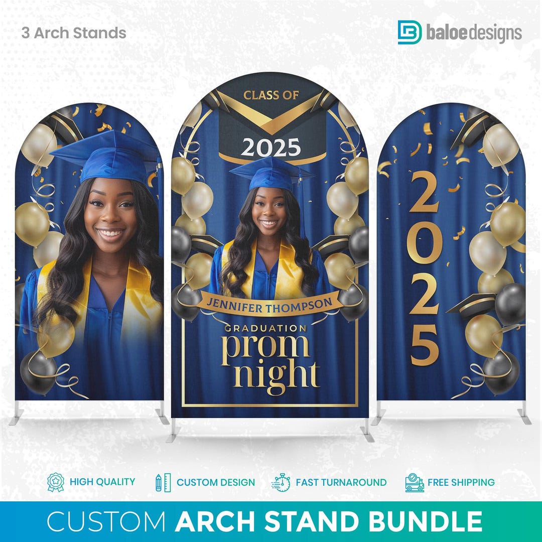 Graduation Custom Arch Bundle, 3 Piece Arch Stand Backdrop Stand, Arch ...