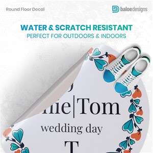 ROUND Circle Floor Decals, Round Floor Decal, Circular Printed Floor ...