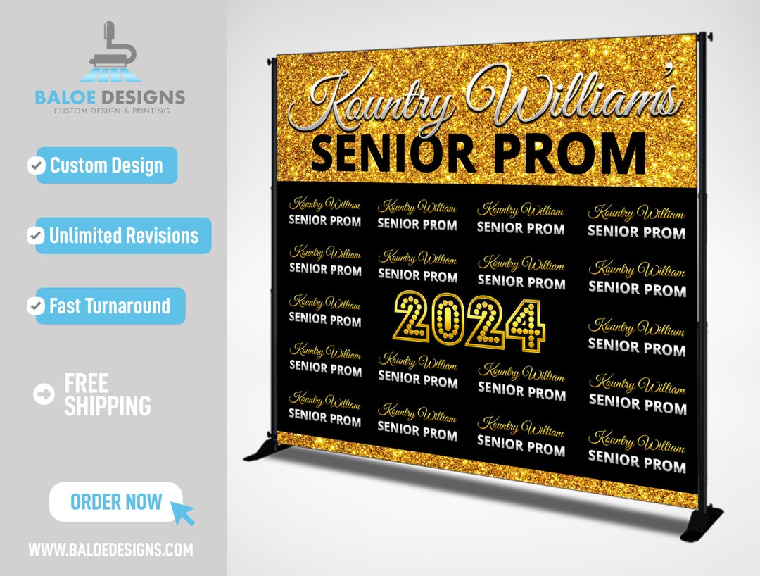 Graduation Backdrop, Graduation Banner, Graduation Party, Prom Backdrop ...