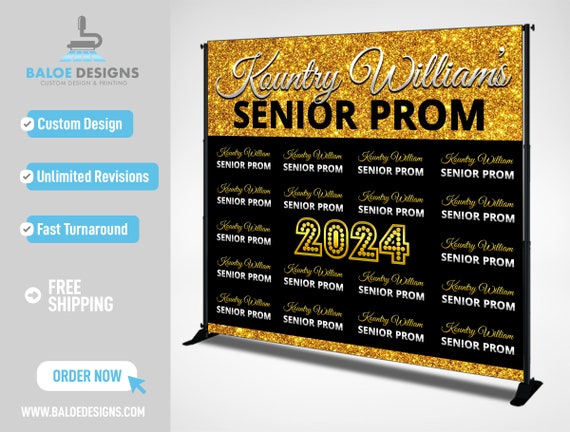 Graduation Backdrop Graduation Banner Graduation Party Prom - Etsy
