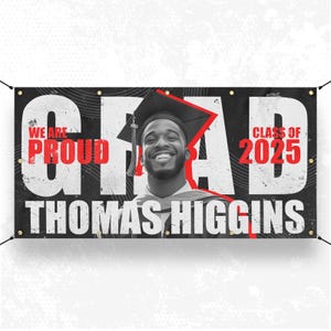 Custom Graduation Banner, Personalized Graduation Banner Class of 2025 ...
