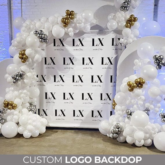 Banner Con Logotipo En Blanco Banner De Pared Con Logo Ajustable