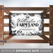 Custom Outdoor Entrance Sign, Gate Entrance Address Sign, House Plaque ...