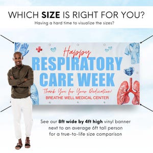 Respiratory Care Week Appreciation Banner, Custom Respiratory Therapist ...