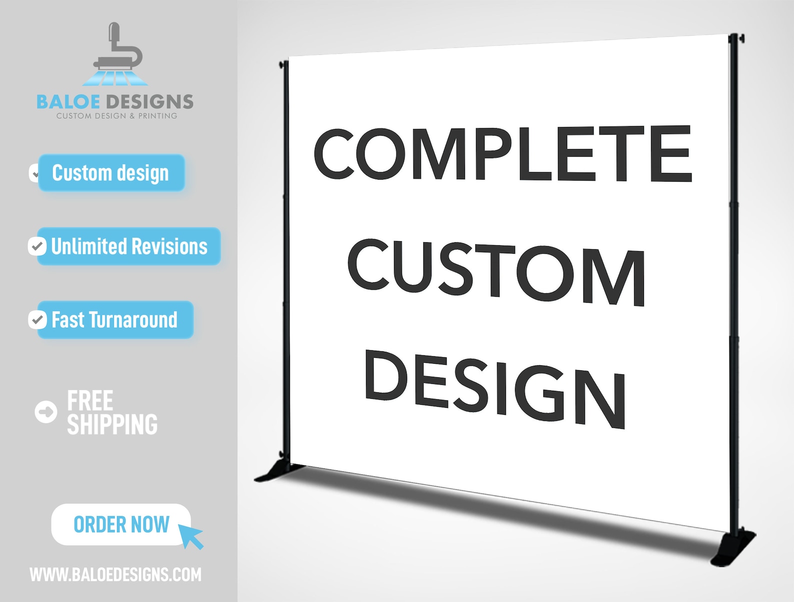 Custom Logo Backdrop Banner Step and Repeat Business Event - Etsy