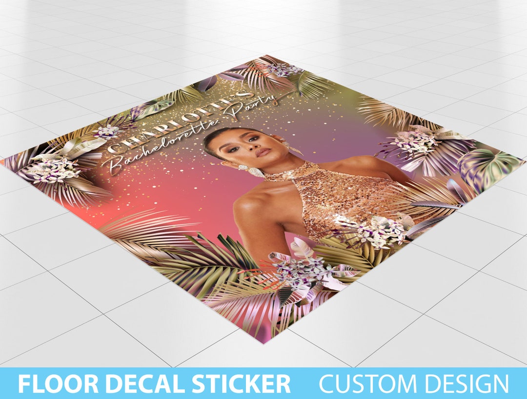 Custom Floor Decal Sticker, Removable Sticker, Vinyl Floor Banner ...