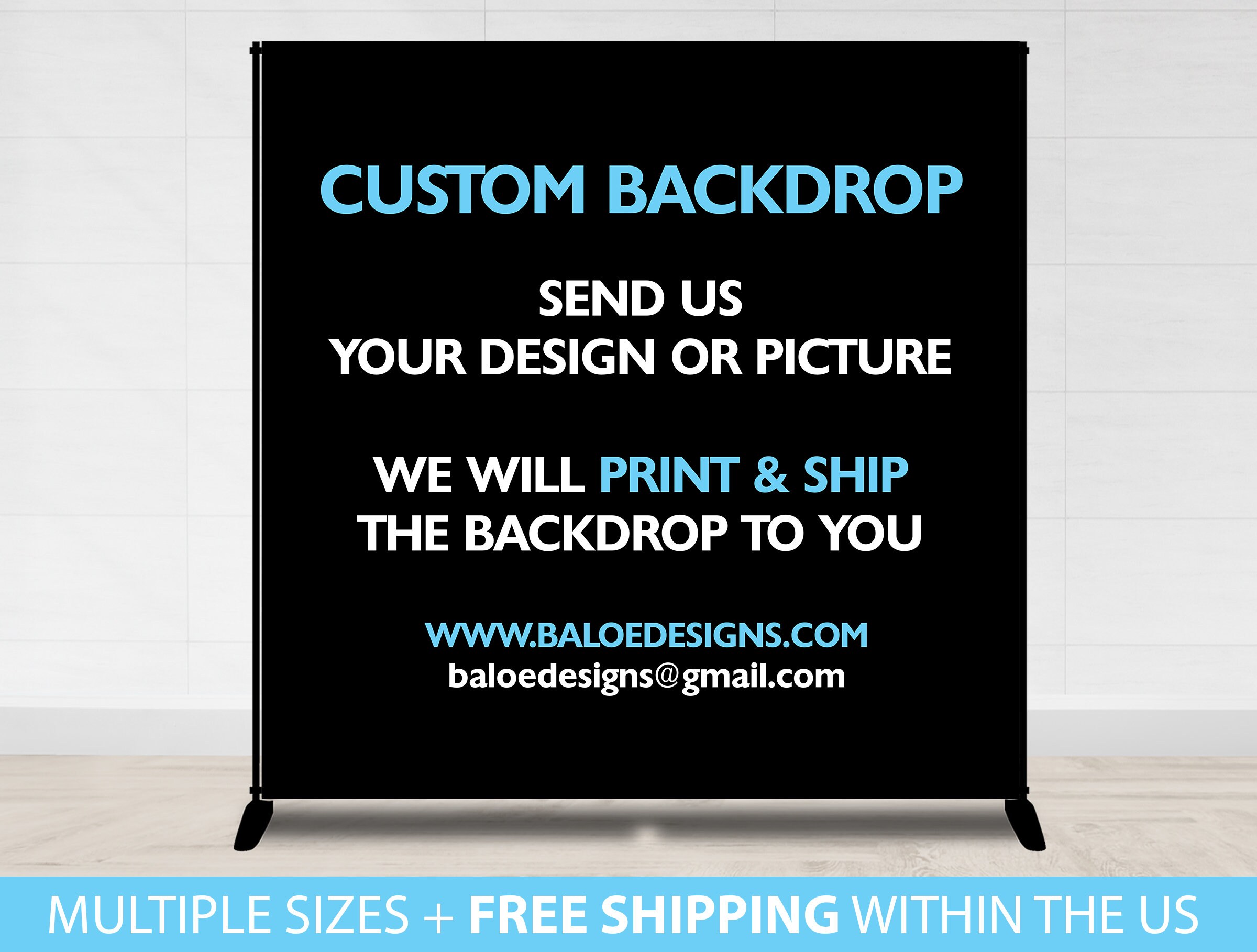 Custom Backdrop Custom Logo Backdrop 8x8 Step and Repeat - Etsy