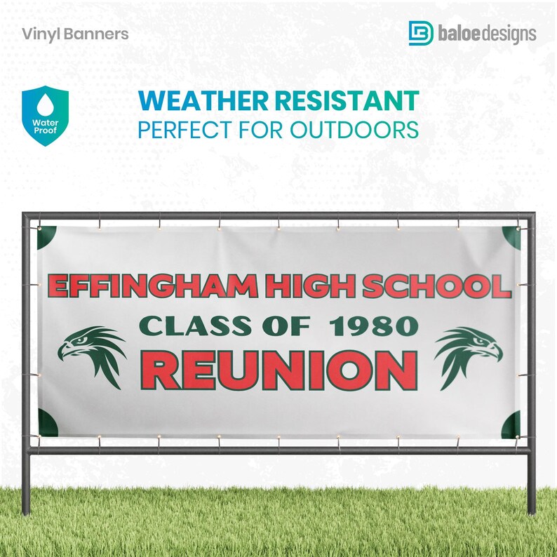 Custom Class Reunion Banner, Welcome Back Sign, Class of Banner ...