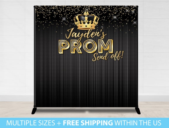 Prom Backdrop Banner Senior Prom Step and Repeat Prom Party - Etsy ...