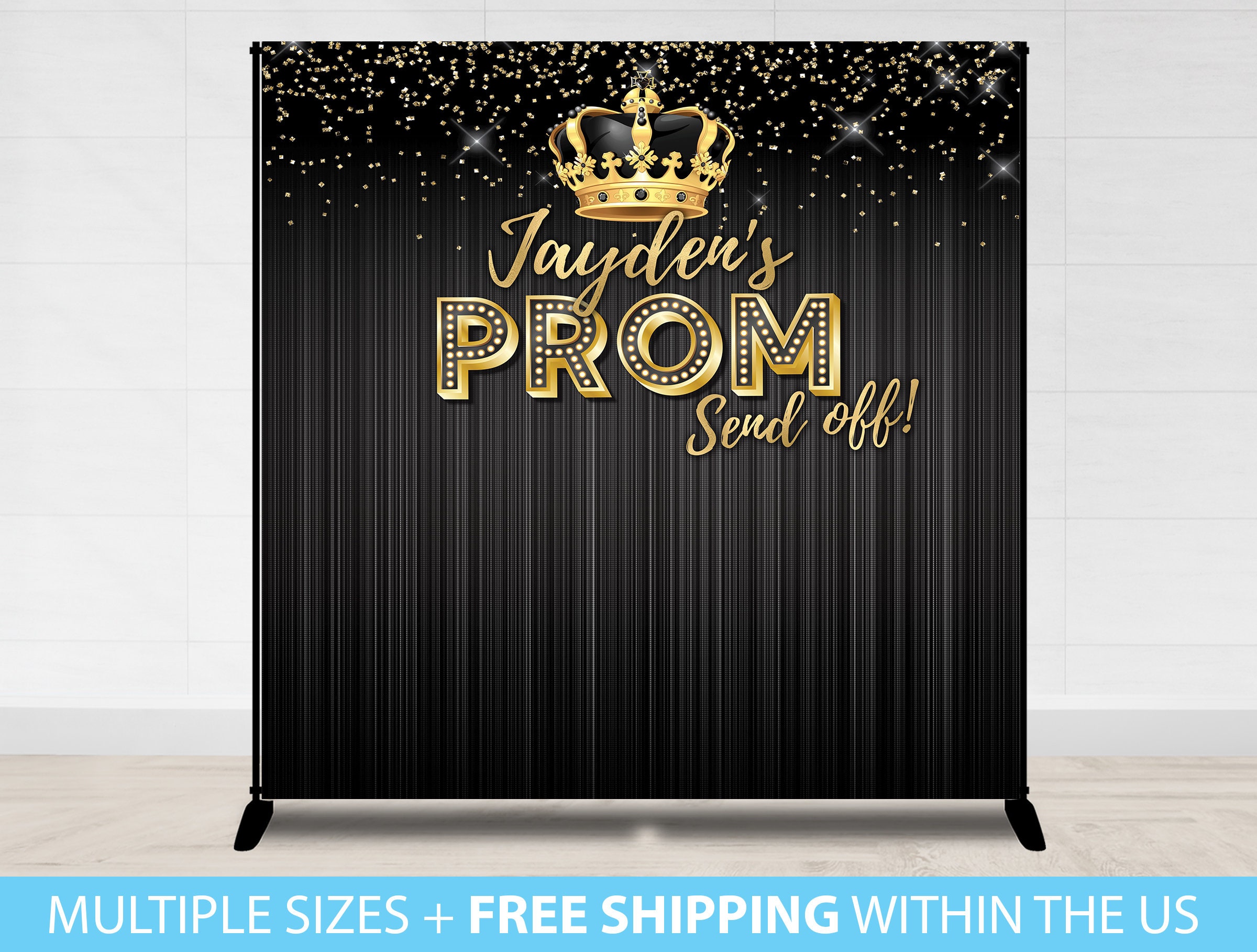 Prom Backdrop Banner Senior Prom Step And Repeat Prom Party Etsy