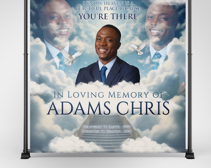 Dove PNG | Blue Memorial Background | Sublimation Design| Funeral ...