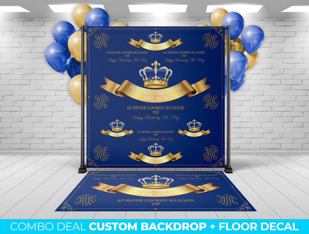 BACKDROP FLOOR DECAL, Custom Backdrop and Matching Floor Decal ...