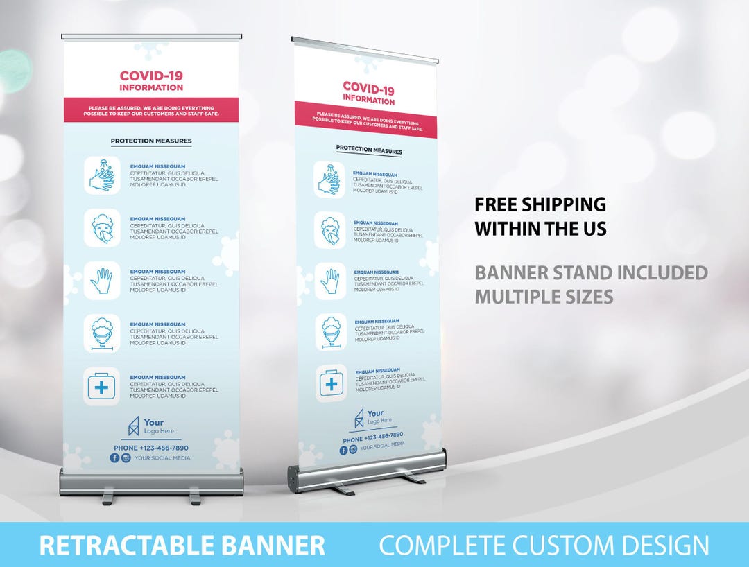 Retractable Banner, Safety Guidelines, Safety Rules, Safety Sign Social ...
